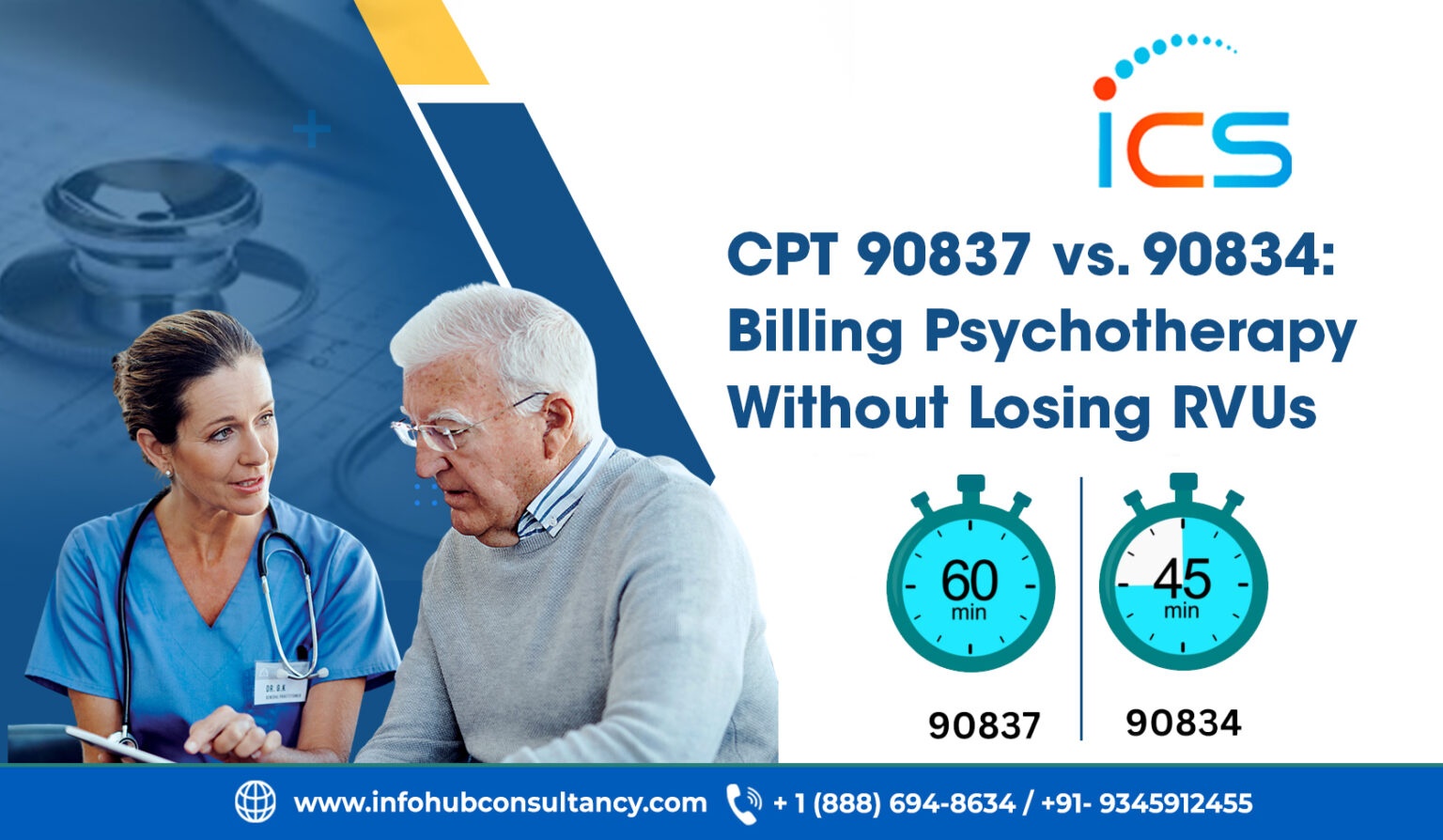 CPT 90837 vs. 90834: Billing Psychotherapy Without Losing RVUs